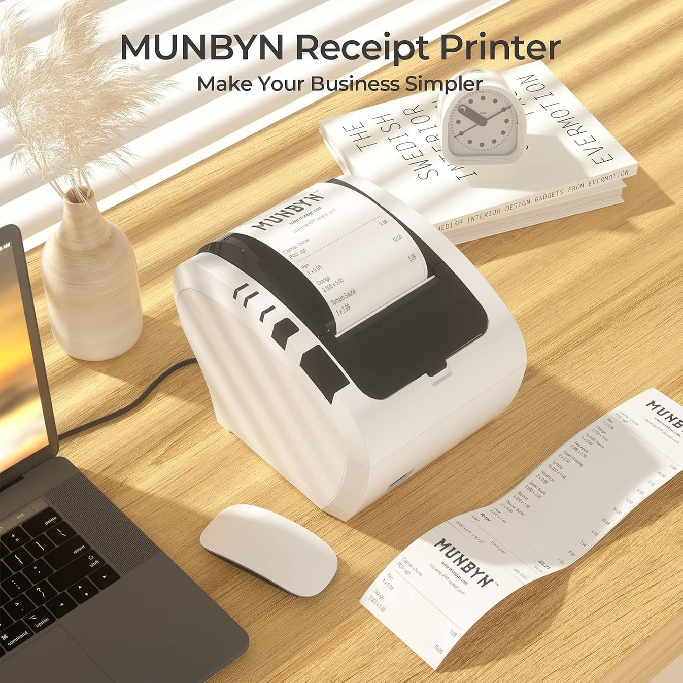 MUNBYN ITPP047 Thermal Receipt Printer – MUNBYN