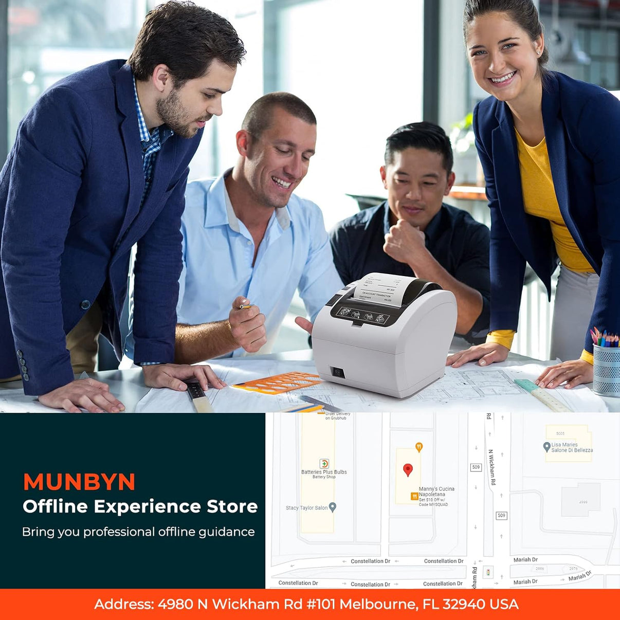 MUNBYN ITPP047 Thermal Receipt Printer – MUNBYN