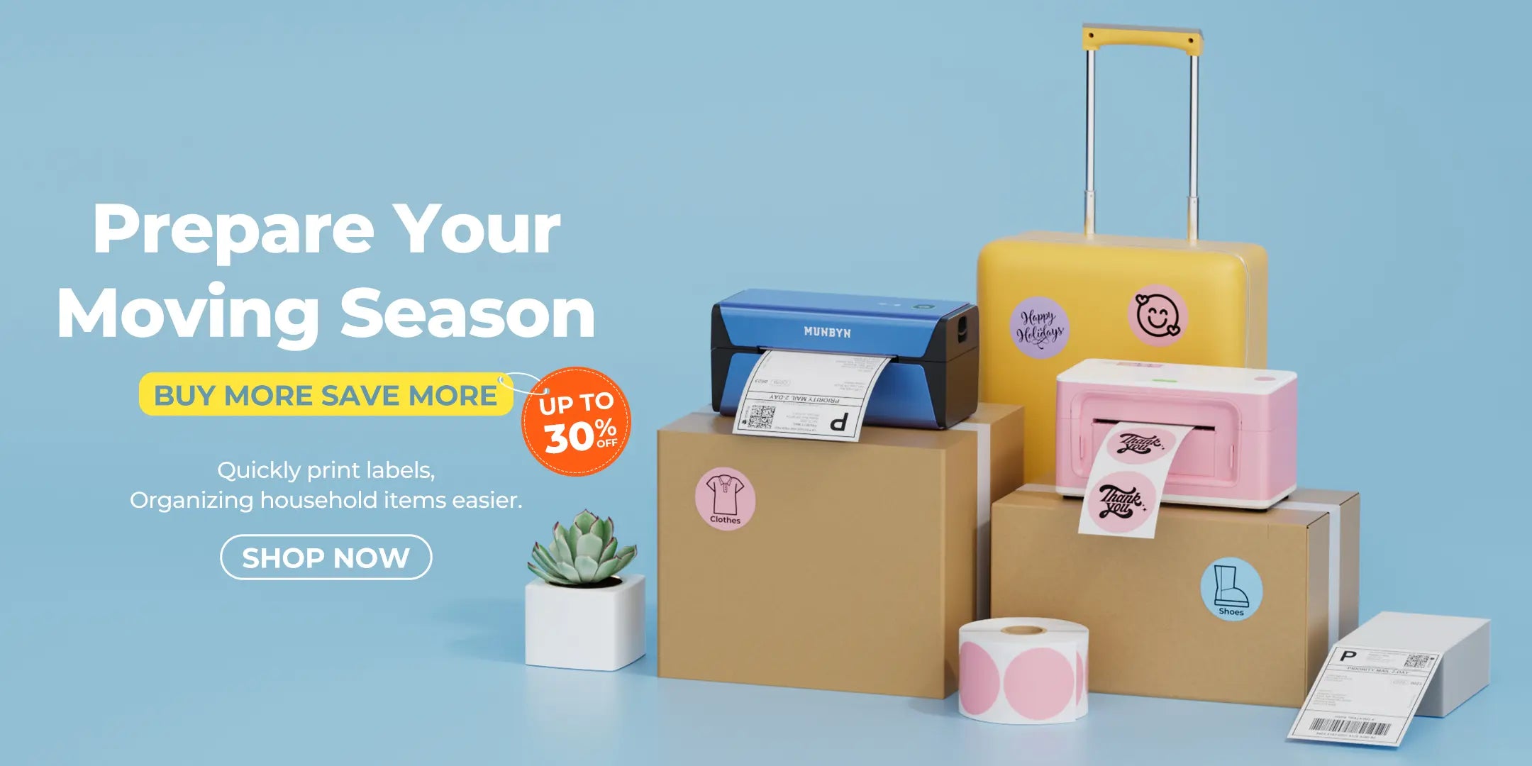 MUNBYN® Official: Thermal Label Printer and Shipping Labels