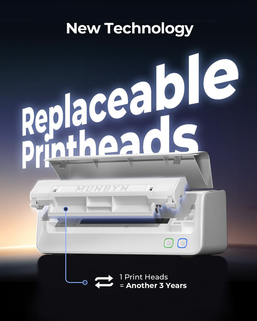 MUNBYN 405B Dual-Color Label Printer – MUNBYN