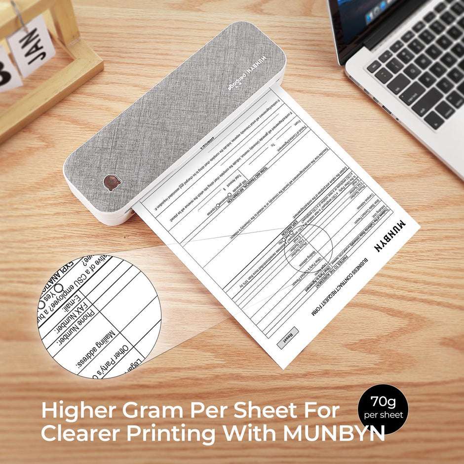 MUNBYN A4 Portable Inkless Printers – MUNBYN