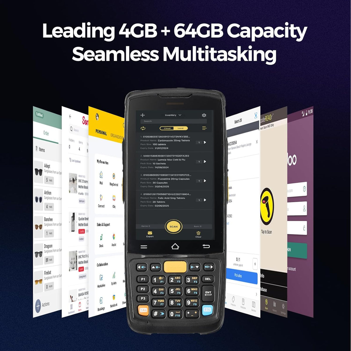 MUNBYN MC005P Android 14 Portable Barcode Scanner