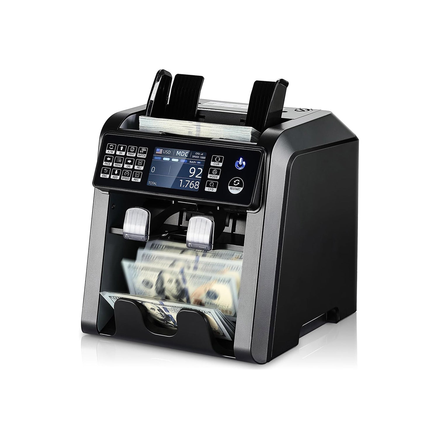 MUNBYN IMC08 Bank-Grade Money Counter Machine