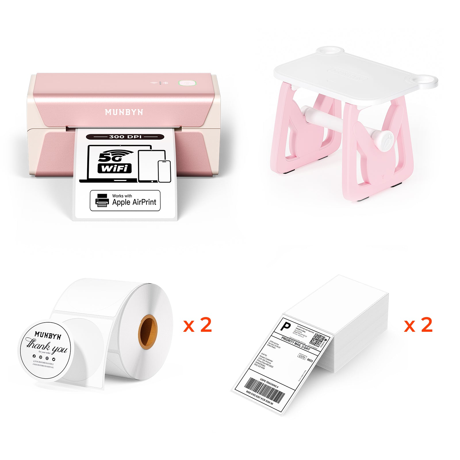MUNBYN RW401AP AirPrint Label Printer Kit – MUNBYN