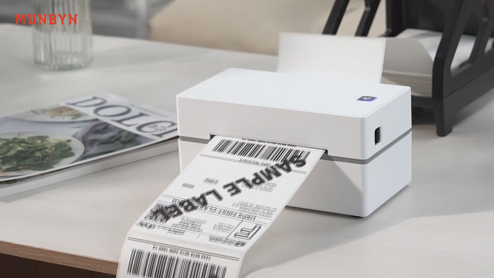 MUNBYN RealWriter 130 Bluetooth Label Printer | MUNBYN