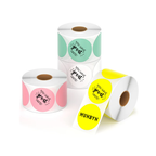 MUNBYN® Round Sticker Labels
