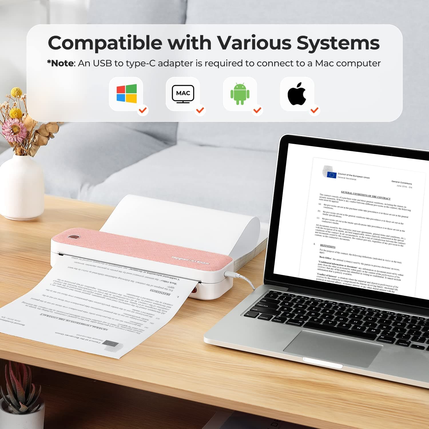 MUNBYN A4 Portable Thermal Printer | MUNBYN – MUNBYN