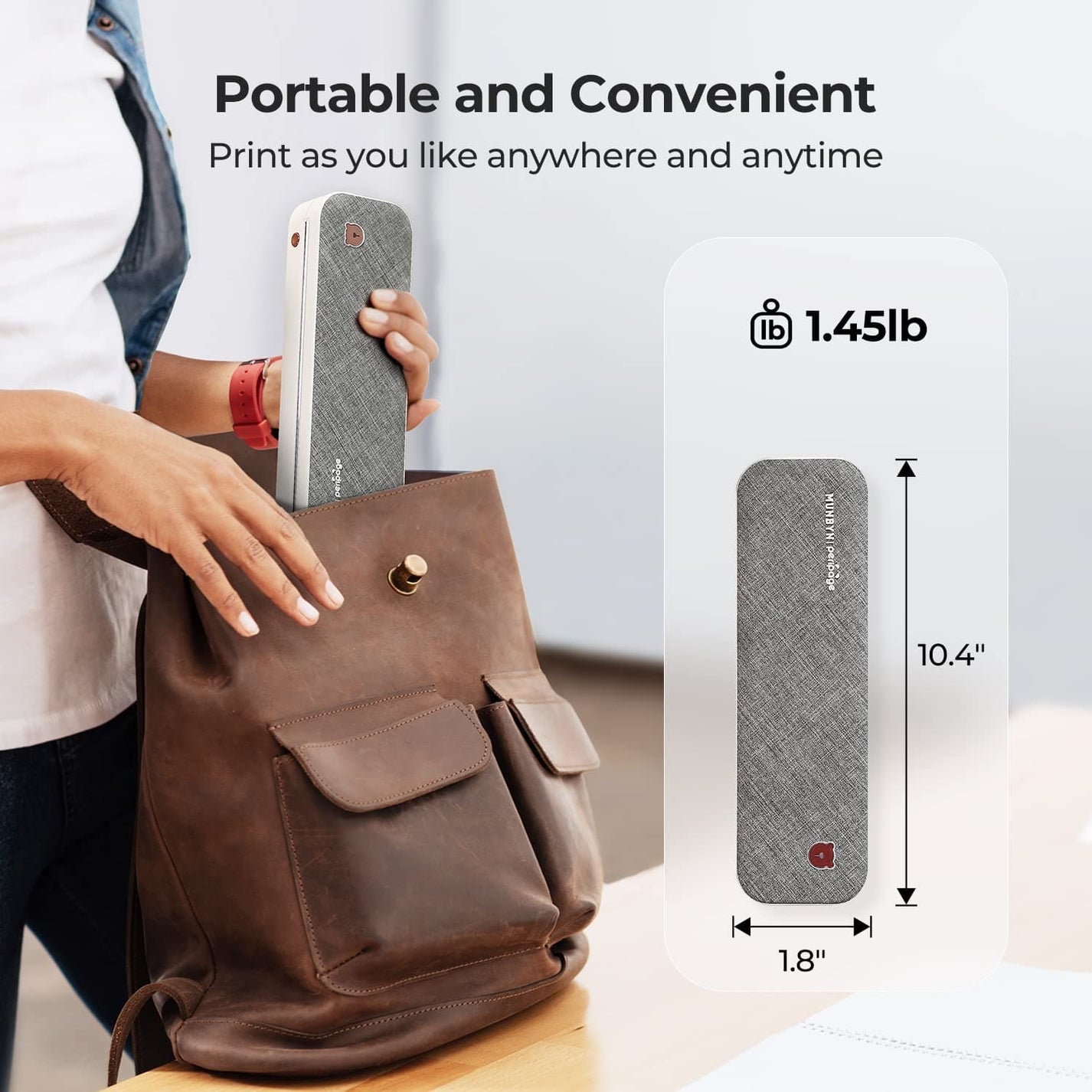 MUNBYN A4 Portable Thermal Printer ITP01 – MUNBYN