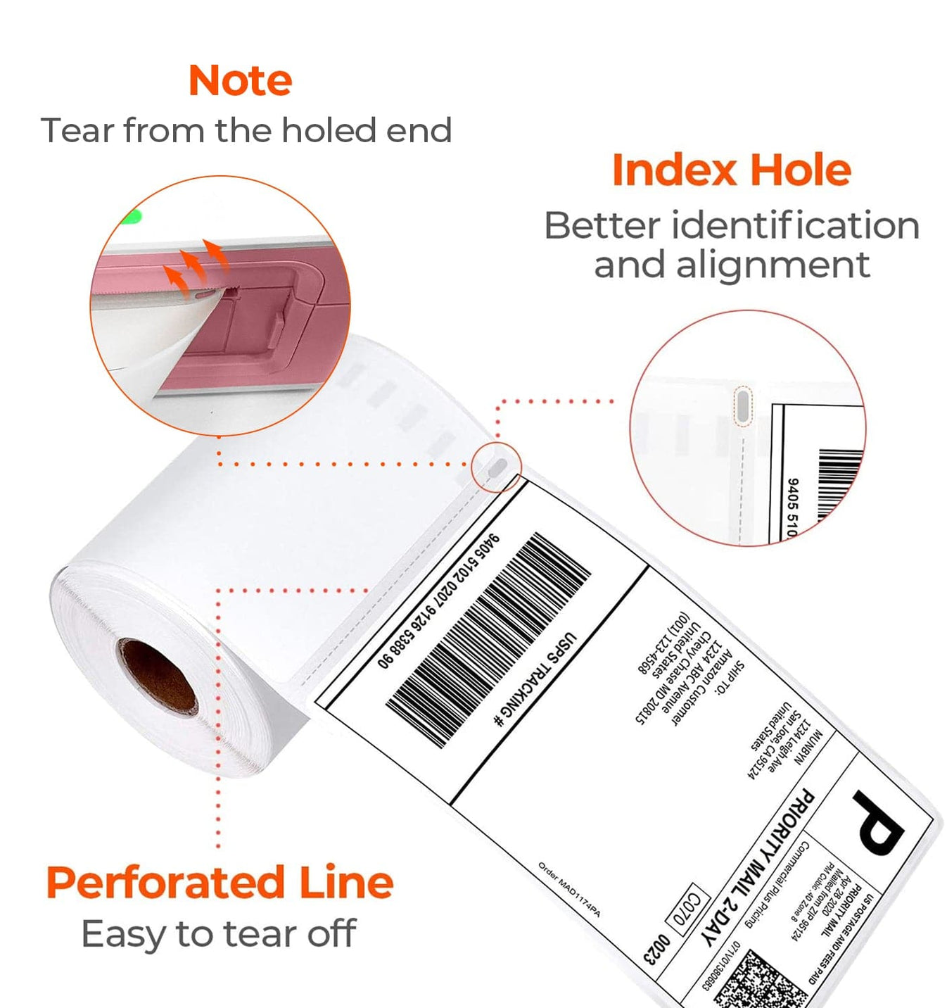4X6 Shipping Label Rolls | MUNBYN – MUNBYN